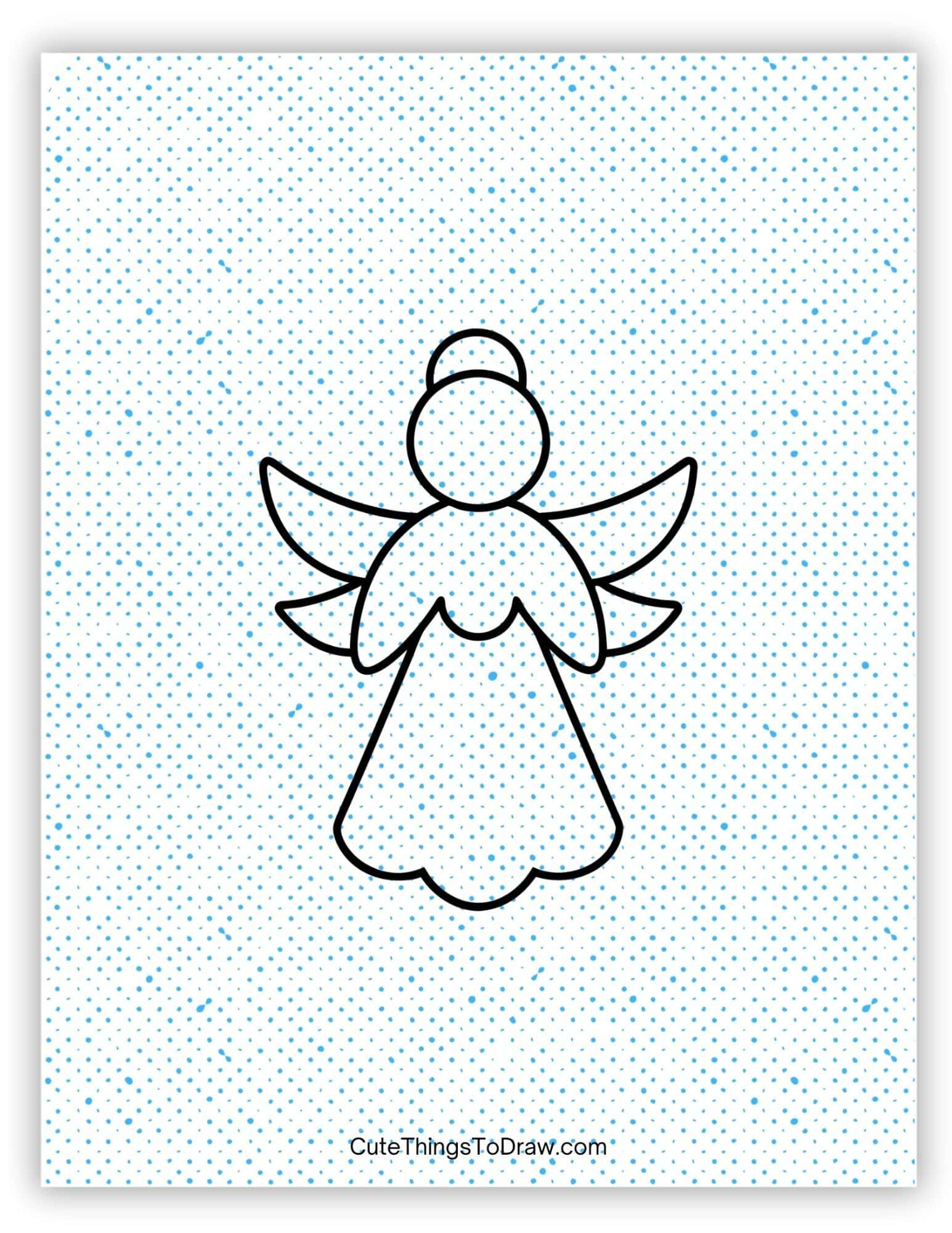Cute Angel Drawing Ideas - Cute Things to Draw