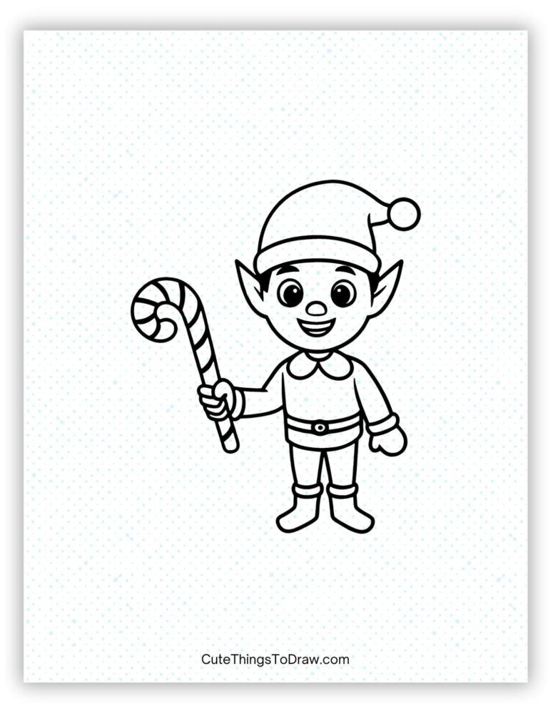 Cute Elf Drawing Ideas - Cute Things to Draw