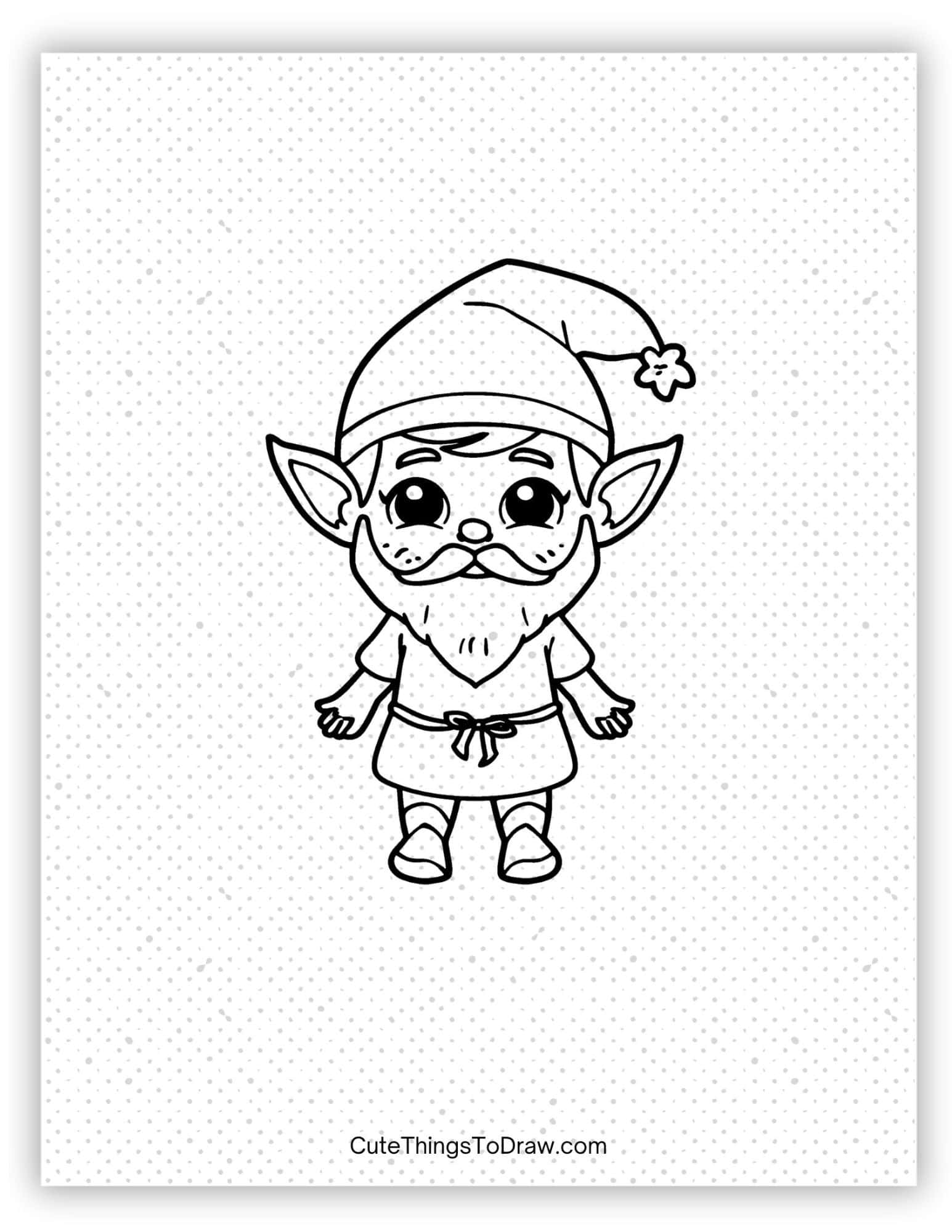 Cute Elf Drawing Ideas - Cute Things to Draw