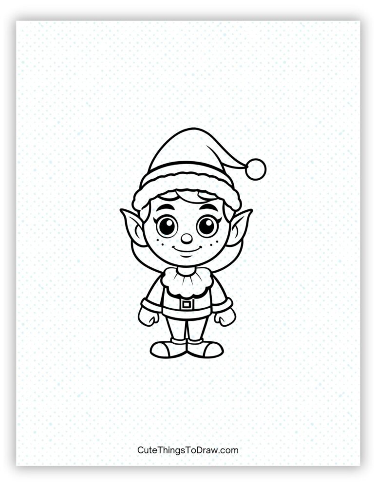 Cute Elf Drawing Ideas - Cute Things to Draw