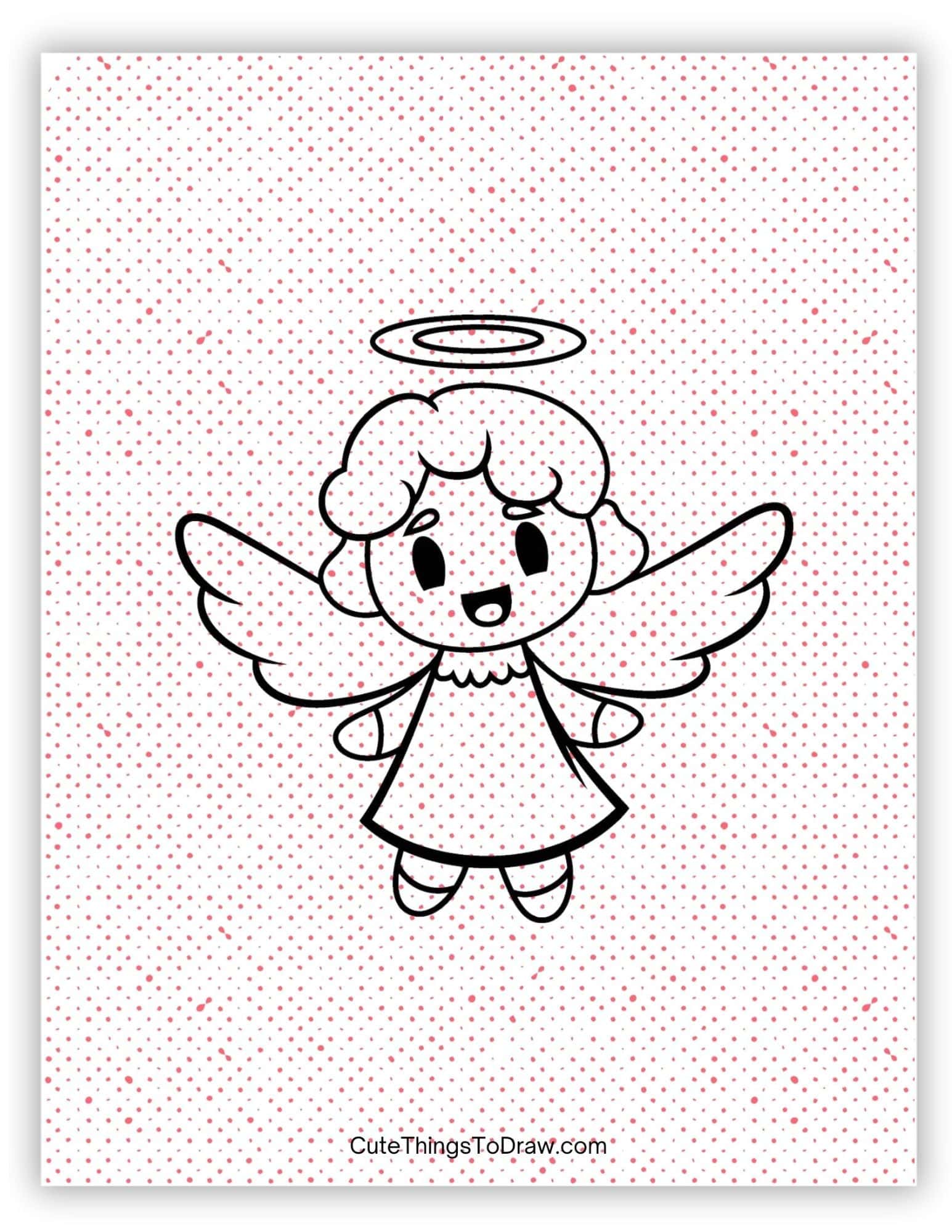 Cute Angel Drawing Ideas - Cute Things to Draw