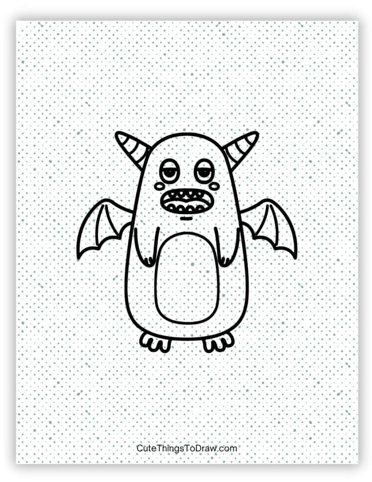 Cute Monster Drawing Ideas - Cute Things to Draw