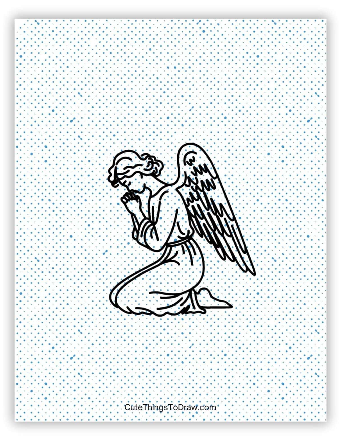 Cute Angel Drawing Ideas - Cute Things to Draw