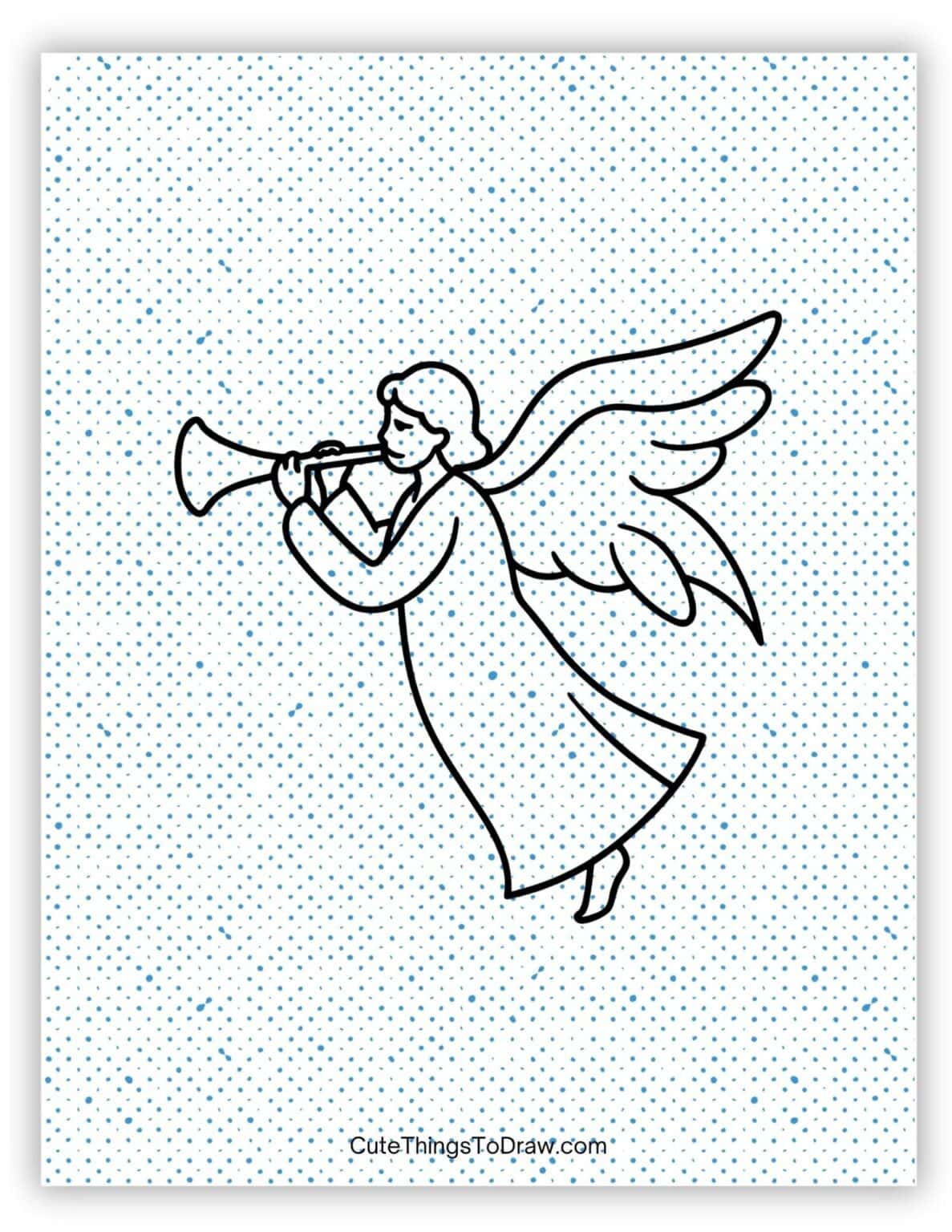 Cute Angel Drawing Ideas - Cute Things to Draw