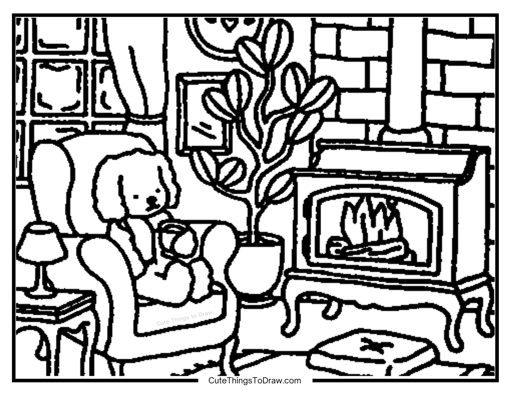 Cute Bobbie Goods and Friends Coloring Pages (Free PDF Printables ...