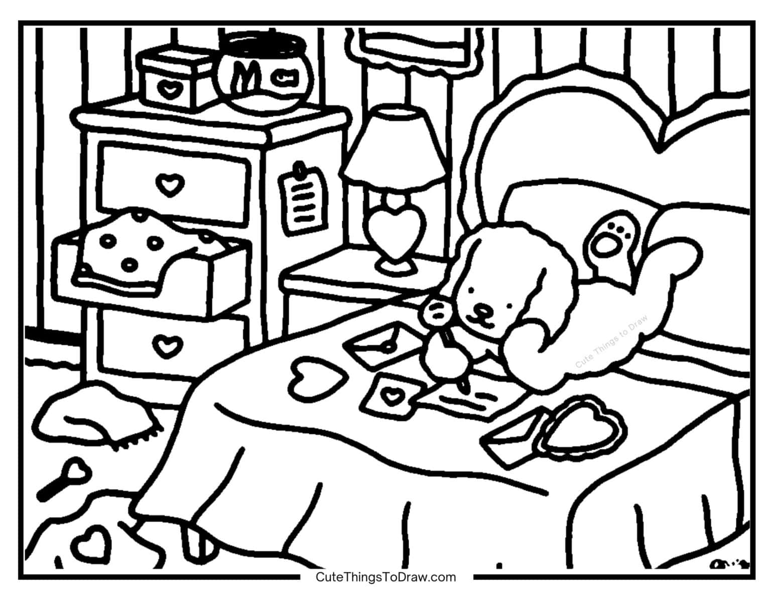 Cute Bobbie Goods and Friends Coloring Pages (Free PDF Printables ...