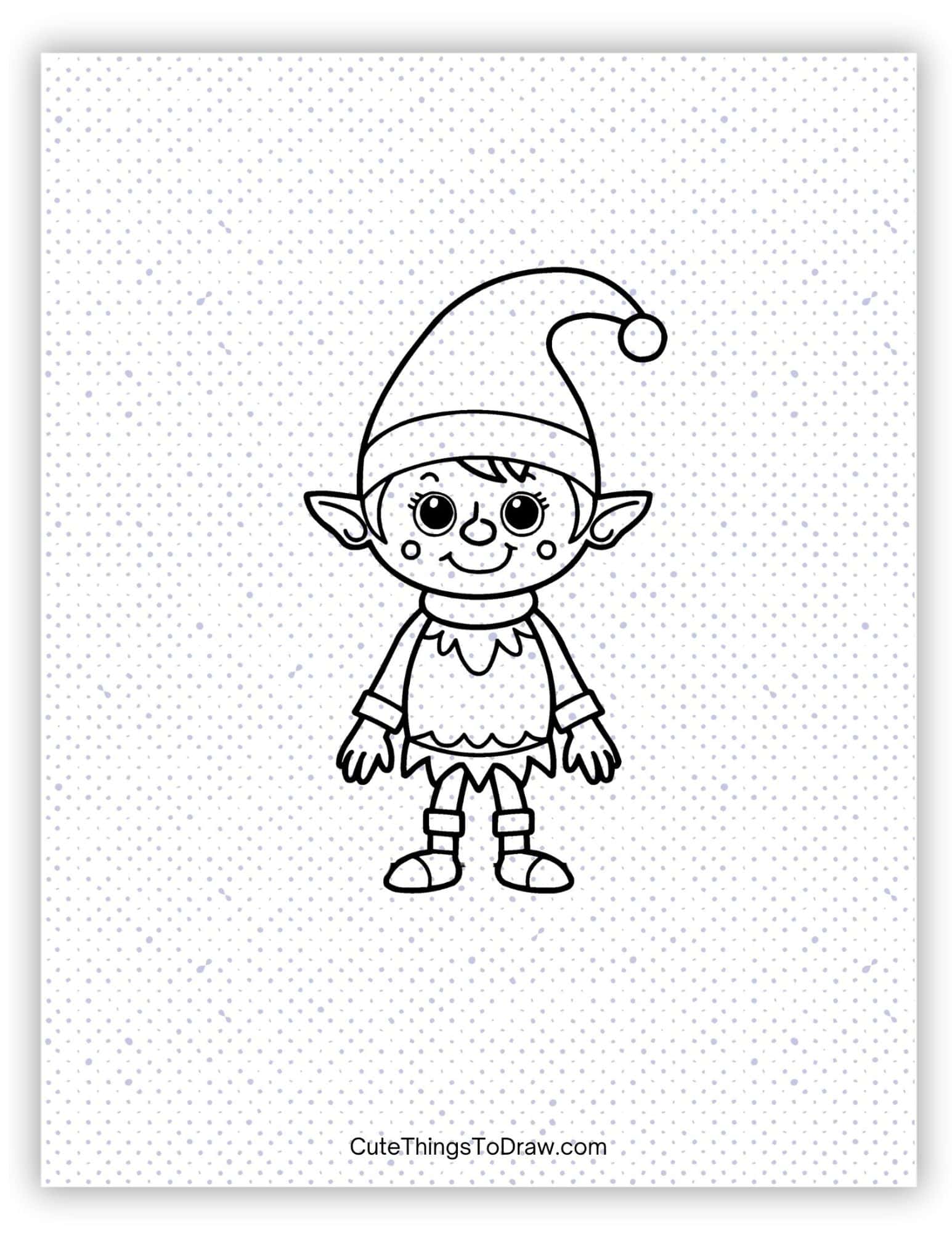 Cute Elf Drawing Ideas - Cute Things to Draw