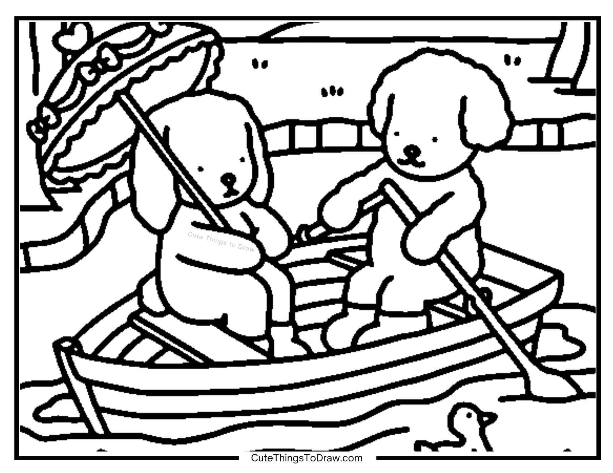 Cute Bobbie Goods and Friends Coloring Pages (Free PDF Printables ...