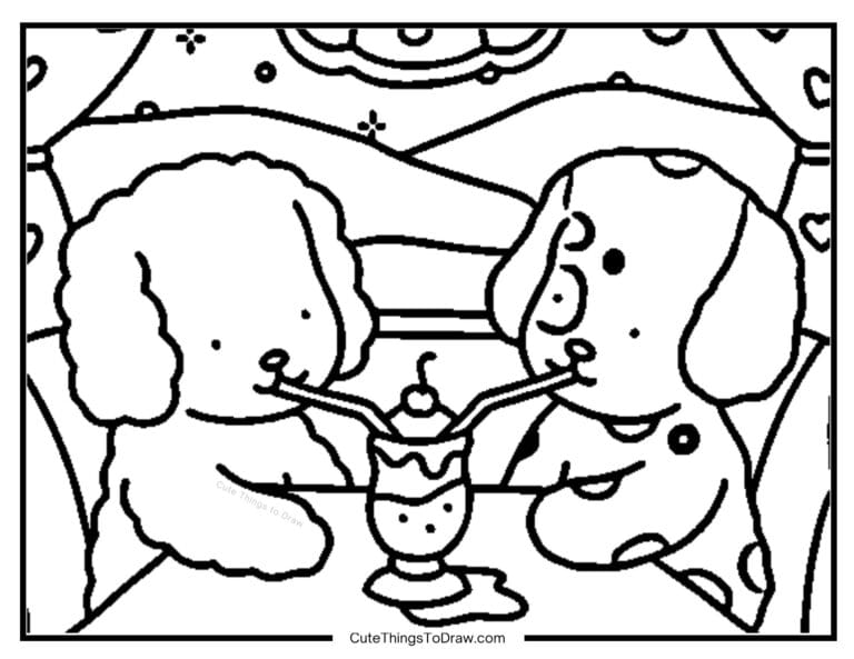 Cute Bobbie Goods and Friends Coloring Pages (Free PDF Printables ...