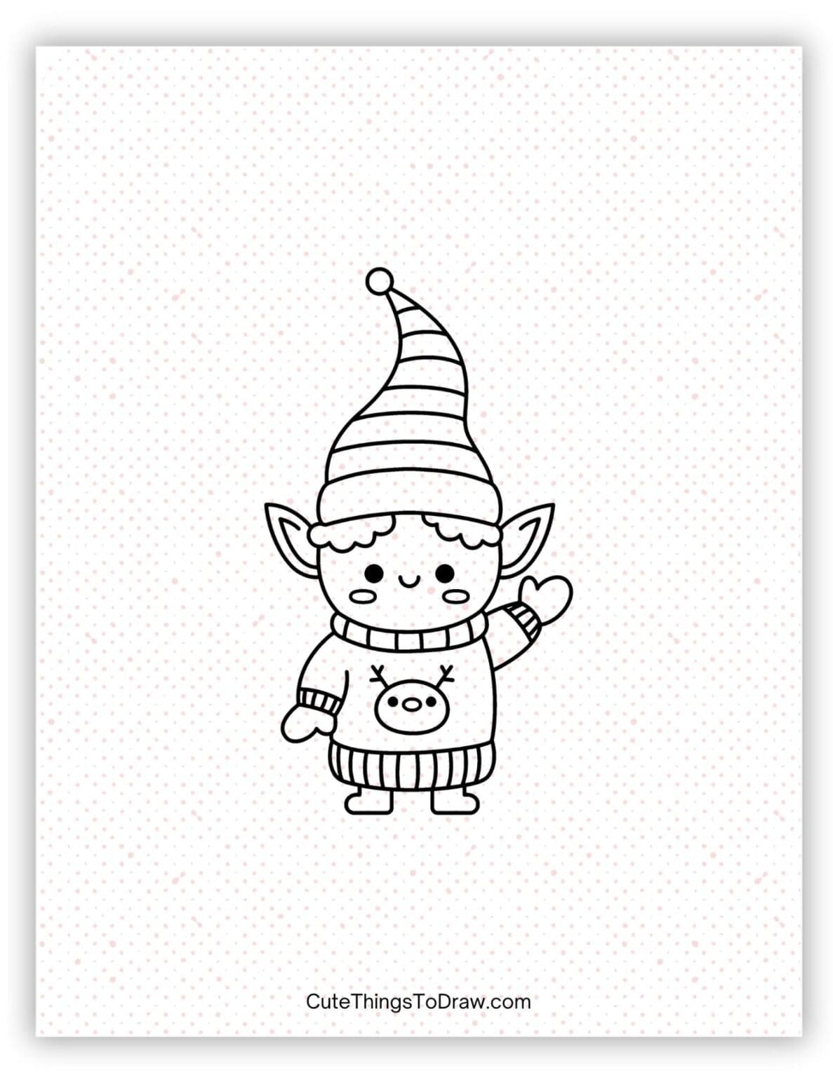 Cute Elf Drawing Ideas - Cute Things to Draw