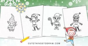 Cute Elf Drawing Ideas - Cute Things to Draw