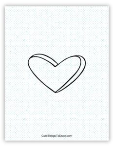 Cute Heart Drawing Ideas - Cute Things to Draw