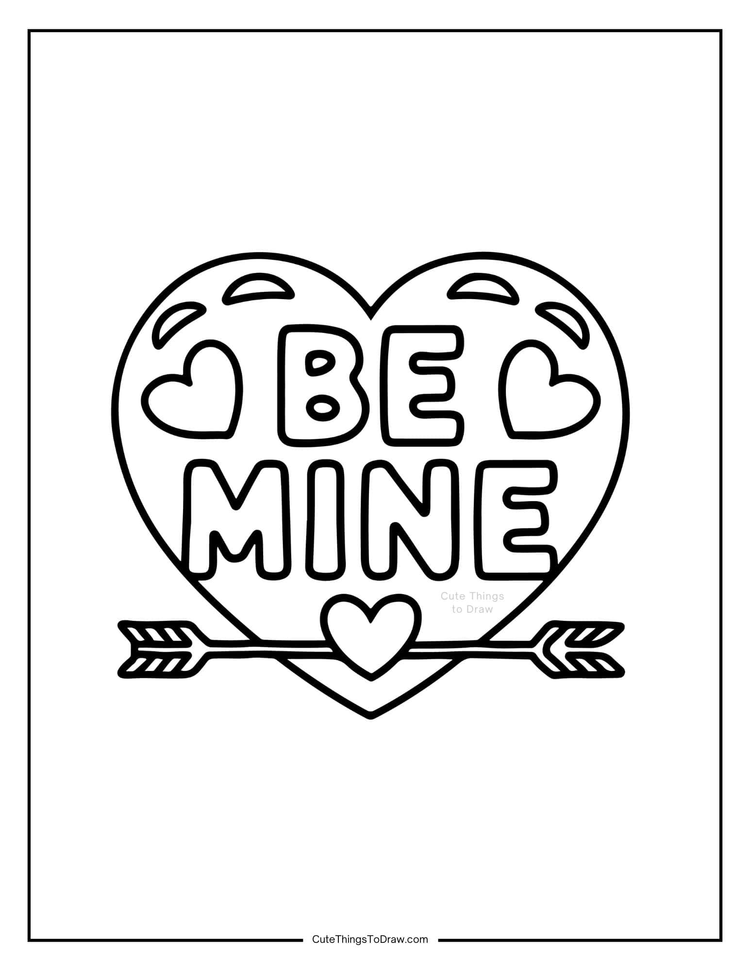 Cute Valentine's Day Coloring Pages (Free PDF Printables) - Cute Things ...