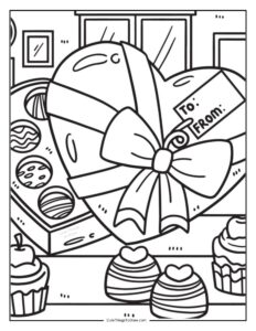 Cute Valentine's Day Coloring Pages (Free PDF Printables) - Cute Things ...