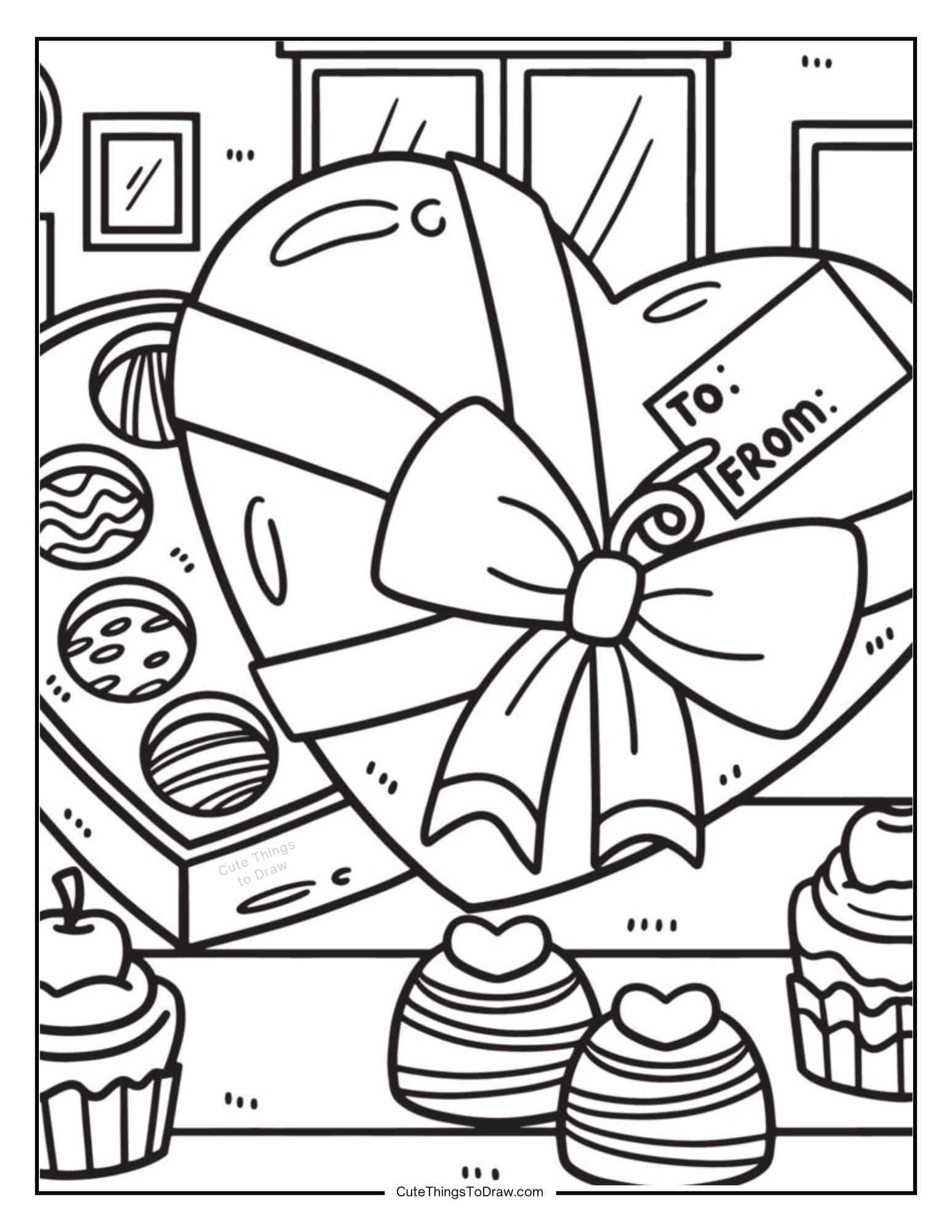 Cute Valentine's Day Coloring Pages (Free PDF Printables) - Cute Things ...