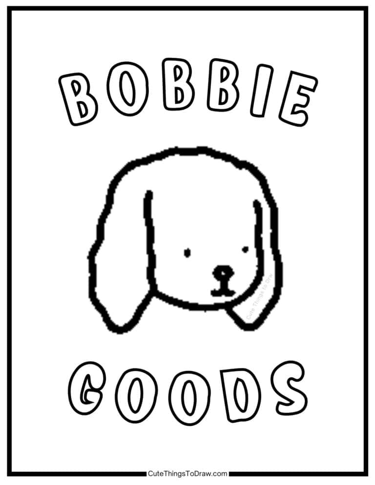 Easy to Color Bobbie Goods Coloring Pages (Free PDF Printables) - Cute ...