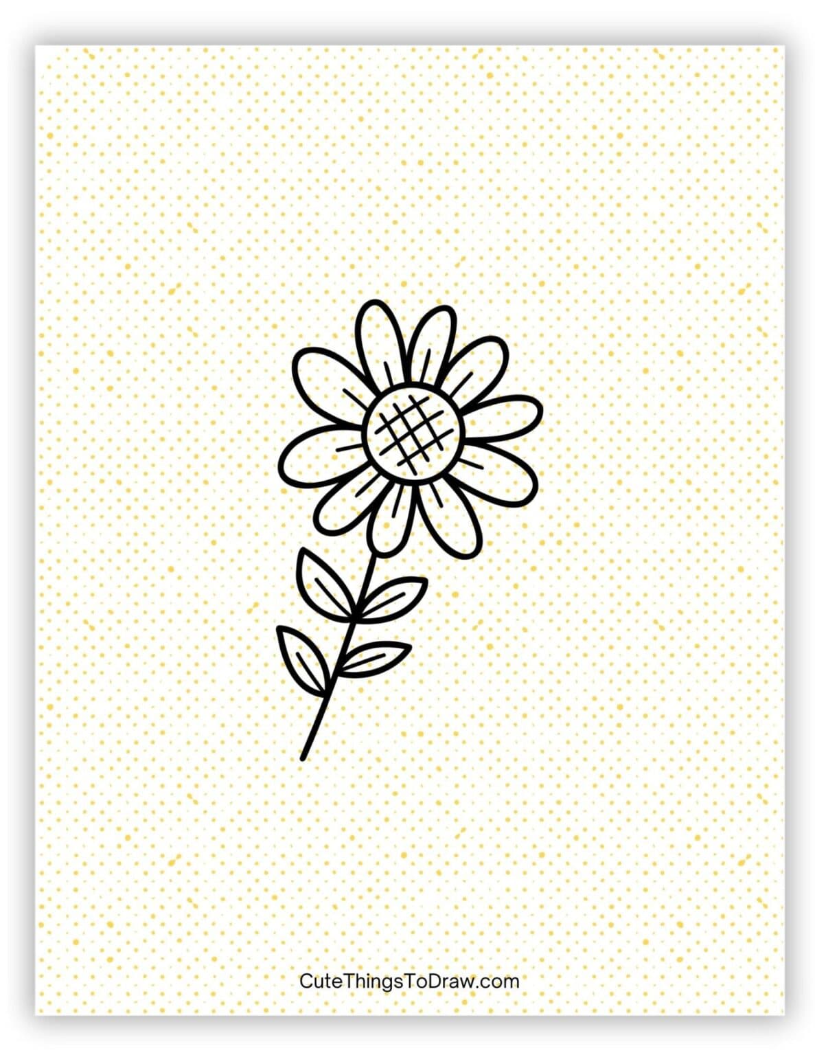29 Cute Flower Drawing Ideas - Cute Things to Draw