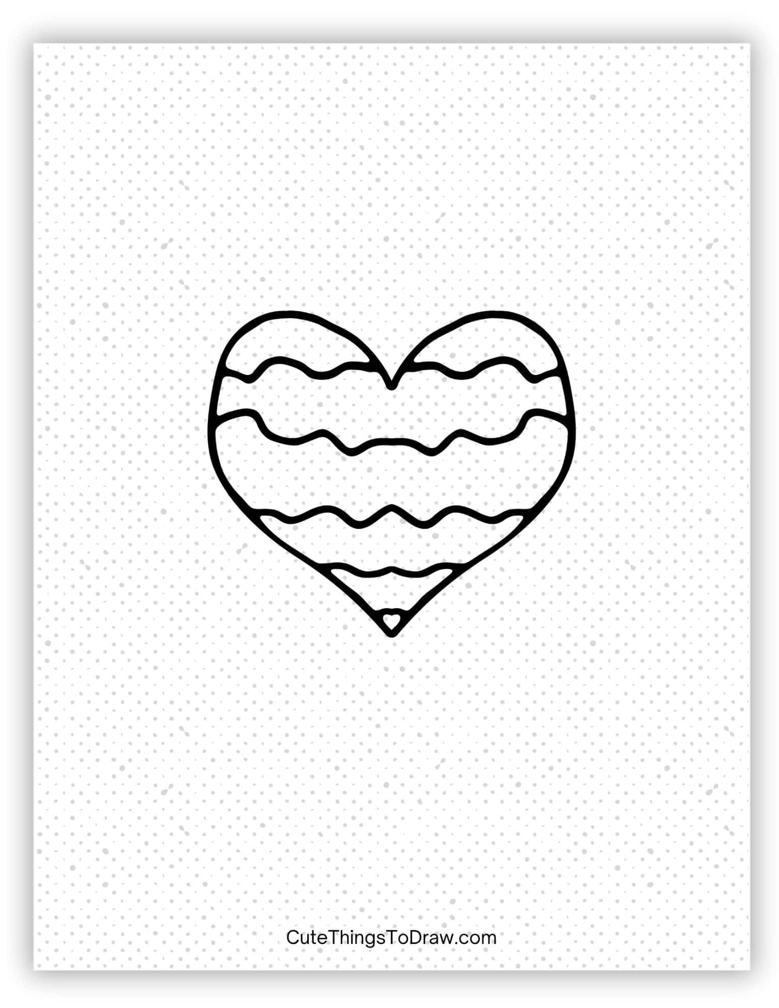 Cute Heart Drawing Ideas - Cute Things to Draw