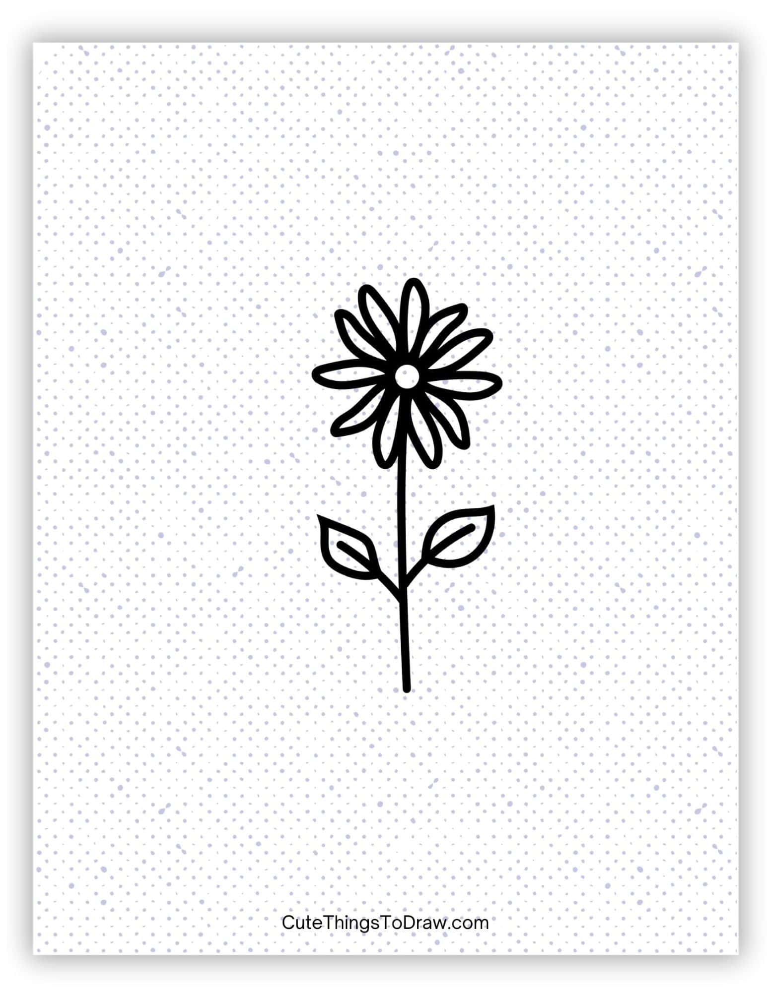 29 Cute Flower Drawing Ideas - Cute Things to Draw