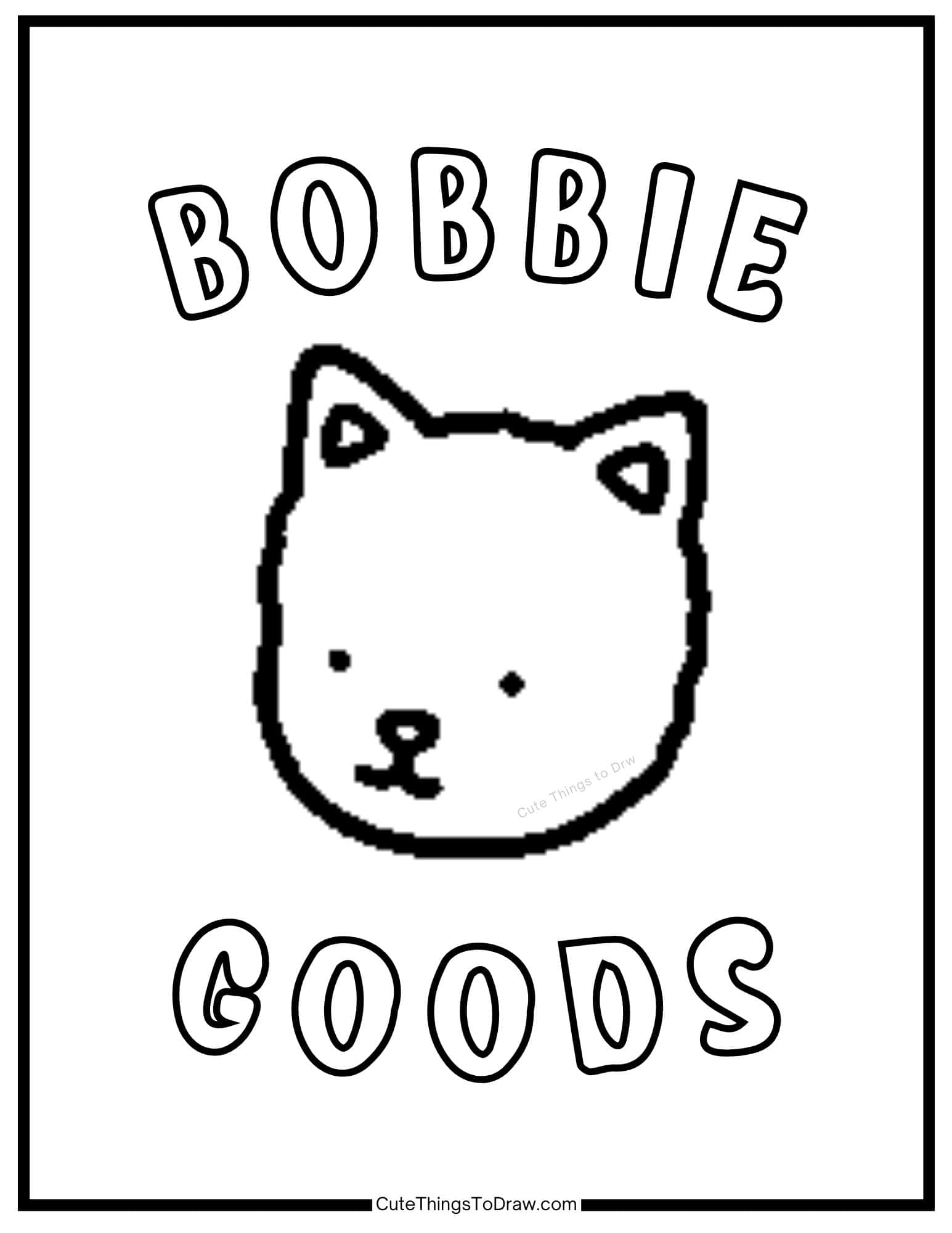 Easy to Color Bobbie Goods Coloring Pages (Free PDF Printables) - Cute ...