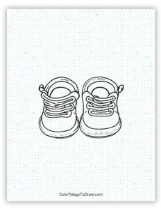37 Cute Shoe Drawing Ideas - Cute Things to Draw