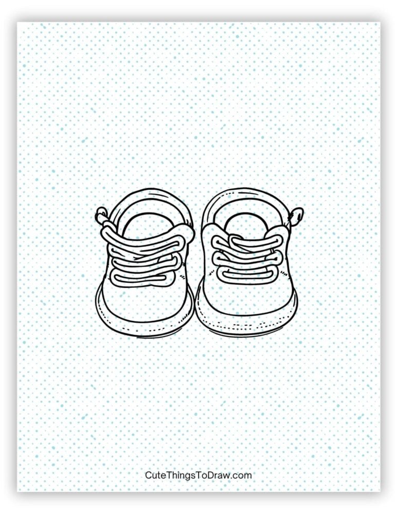 37 Cute Shoe Drawing Ideas - Cute Things to Draw