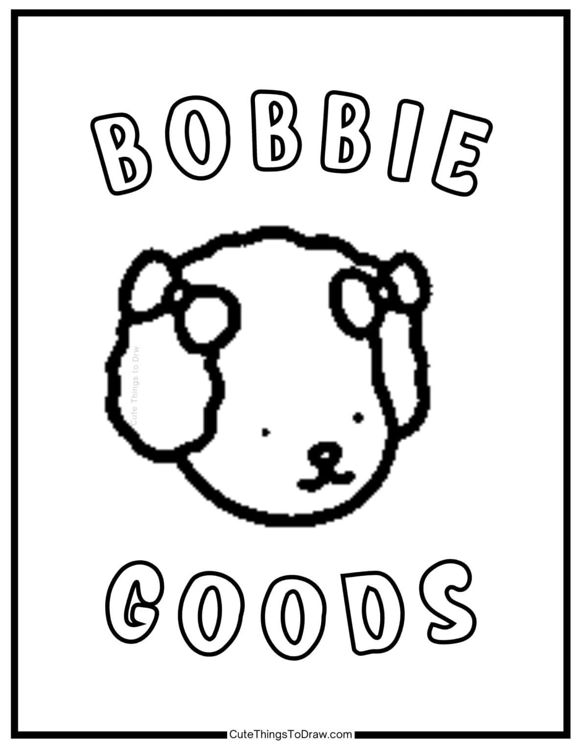 Easy to Color Bobbie Goods Coloring Pages (Free PDF Printables) - Cute ...