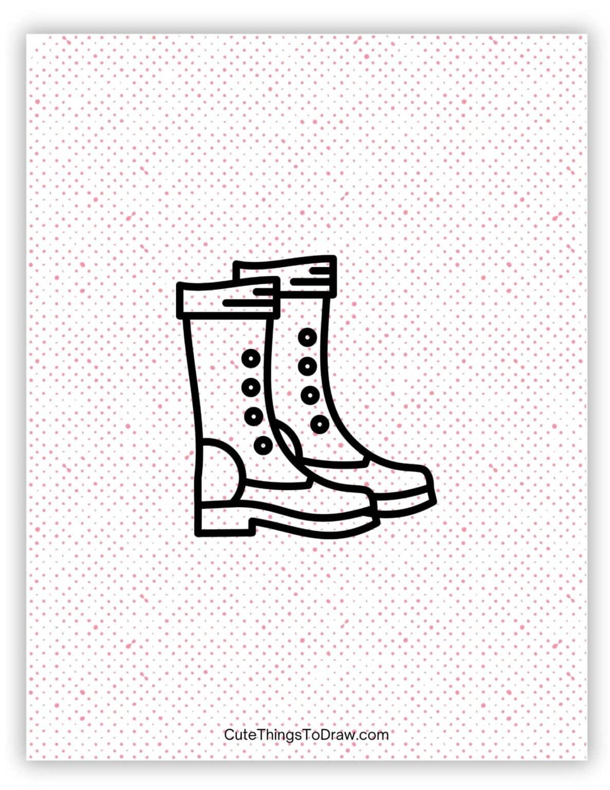 37 Cute Shoe Drawing Ideas - Cute Things to Draw