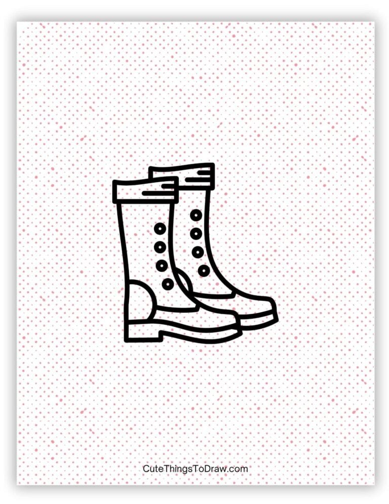 37 Cute Shoe Drawing Ideas - Cute Things to Draw