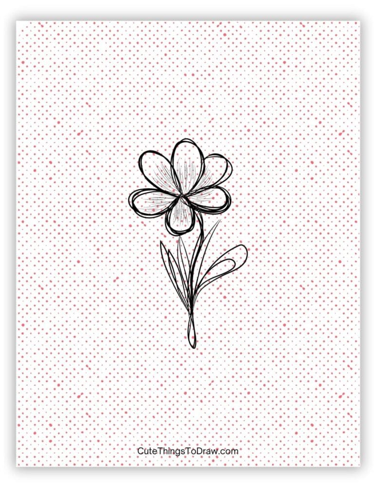 29 Cute Flower Drawing Ideas - Cute Things to Draw