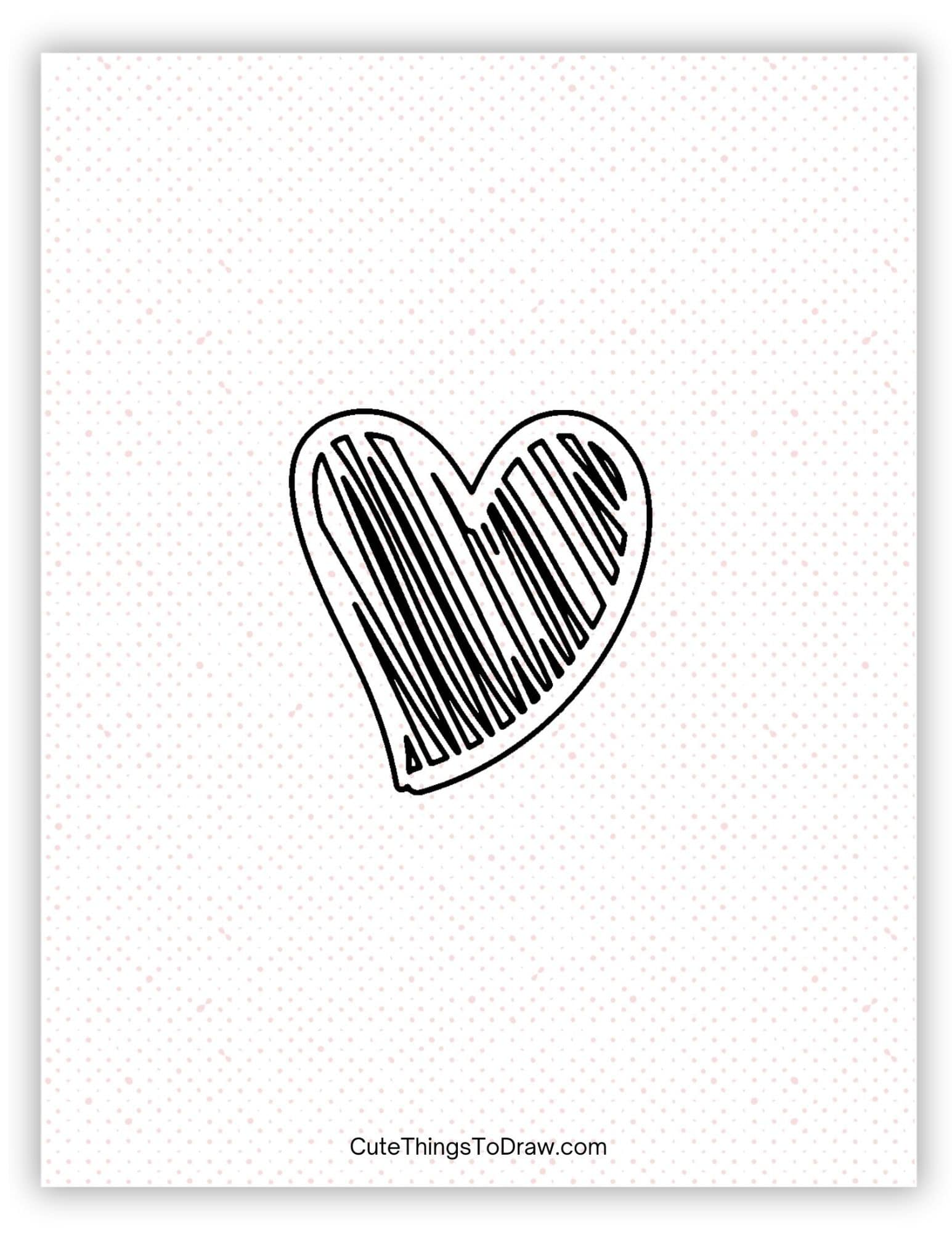 Cute Heart Drawing Ideas - Cute Things to Draw