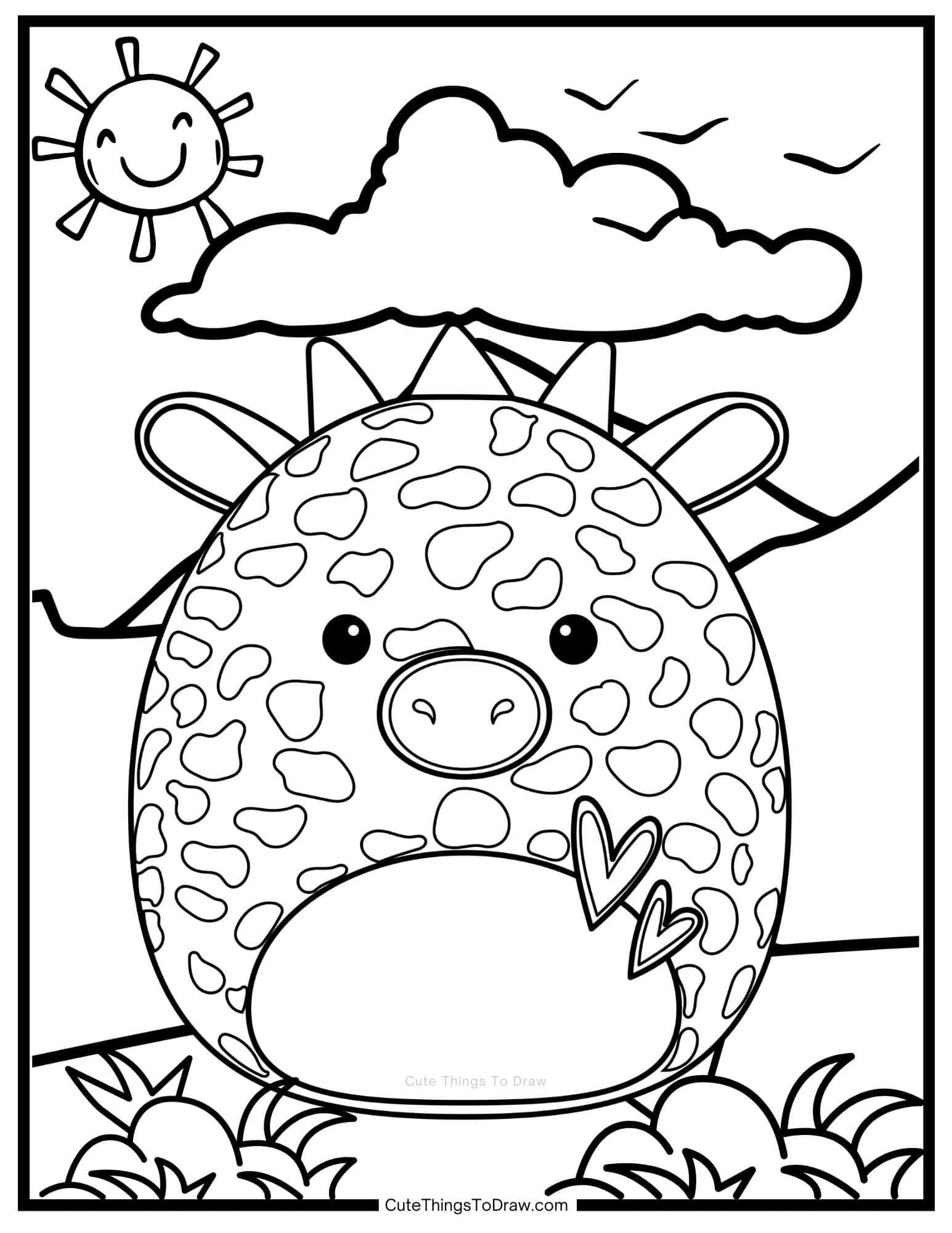 Cute Sanrio Coloring Pages (Free PDF Printables) - Cute Things to Draw