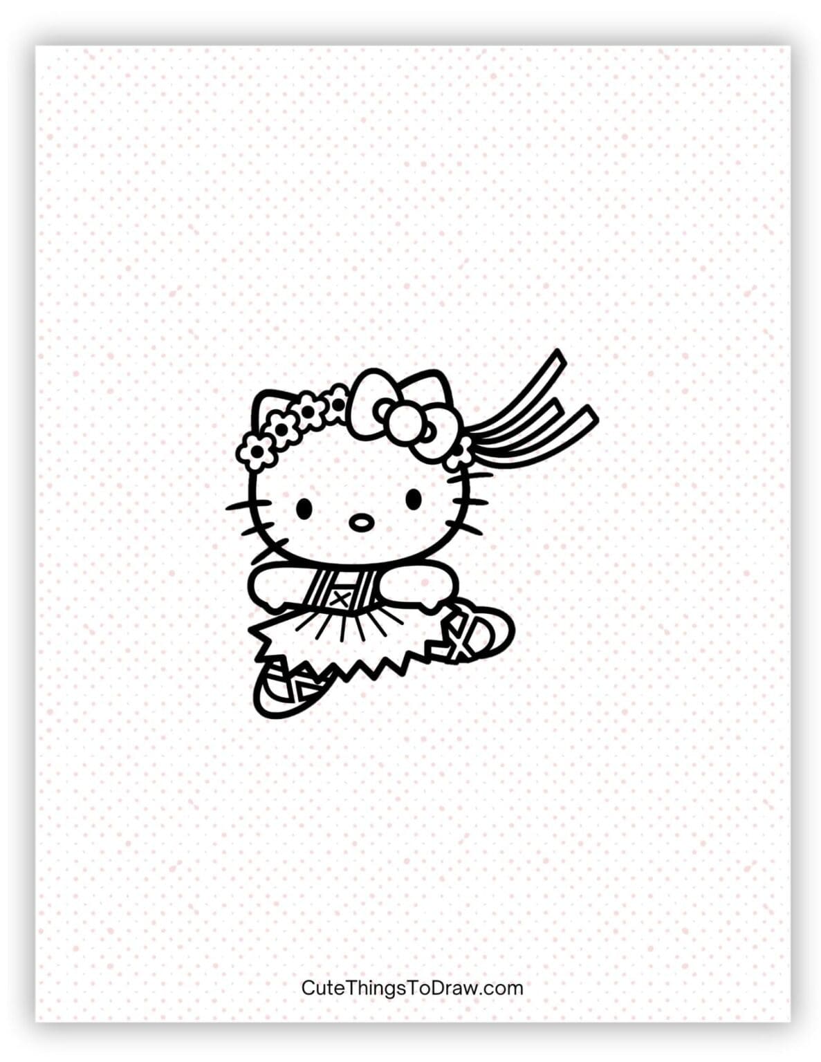 51 Cute Hello Kitty Drawing Ideas - Cute Things to Draw