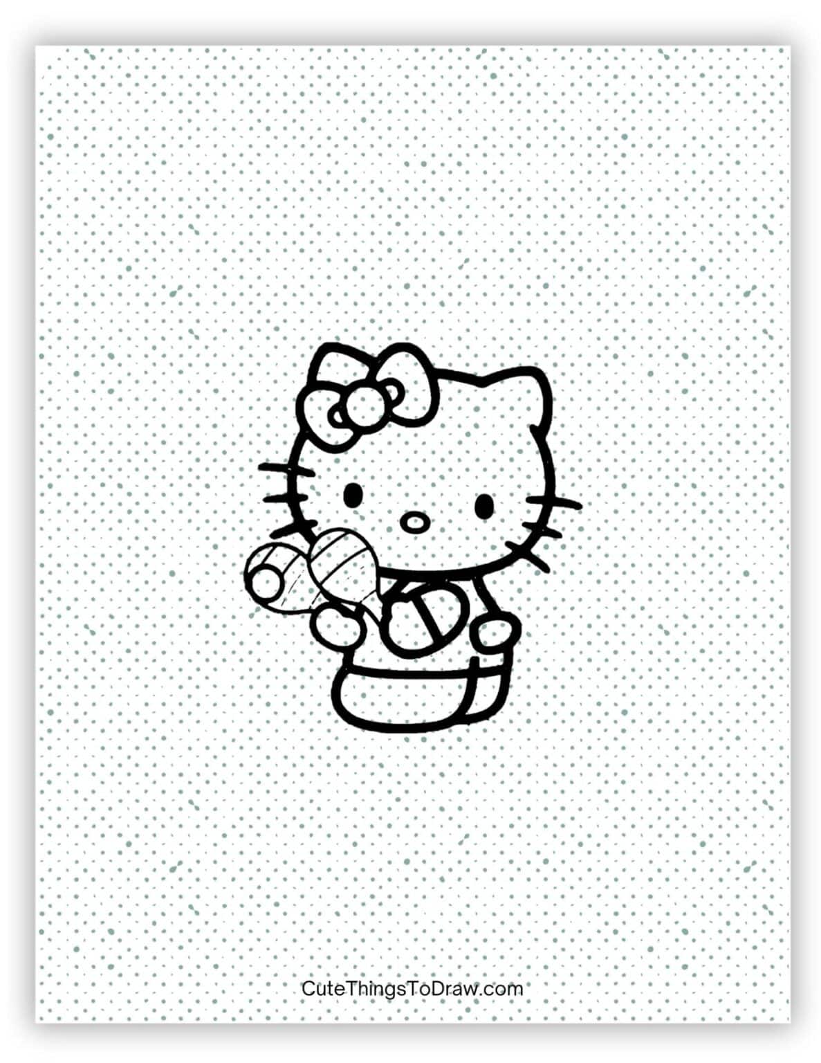 51 Cute Hello Kitty Drawing Ideas - Cute Things to Draw