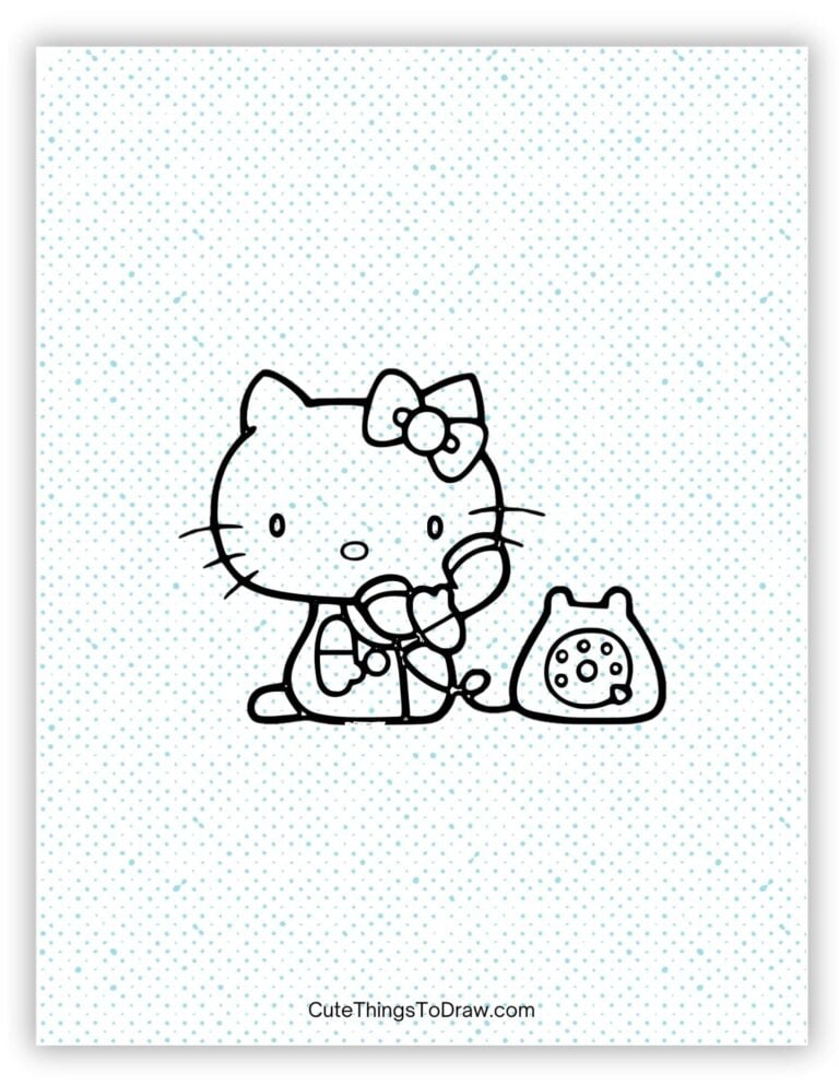 51 Cute Hello Kitty Drawing Ideas - Cute Things to Draw