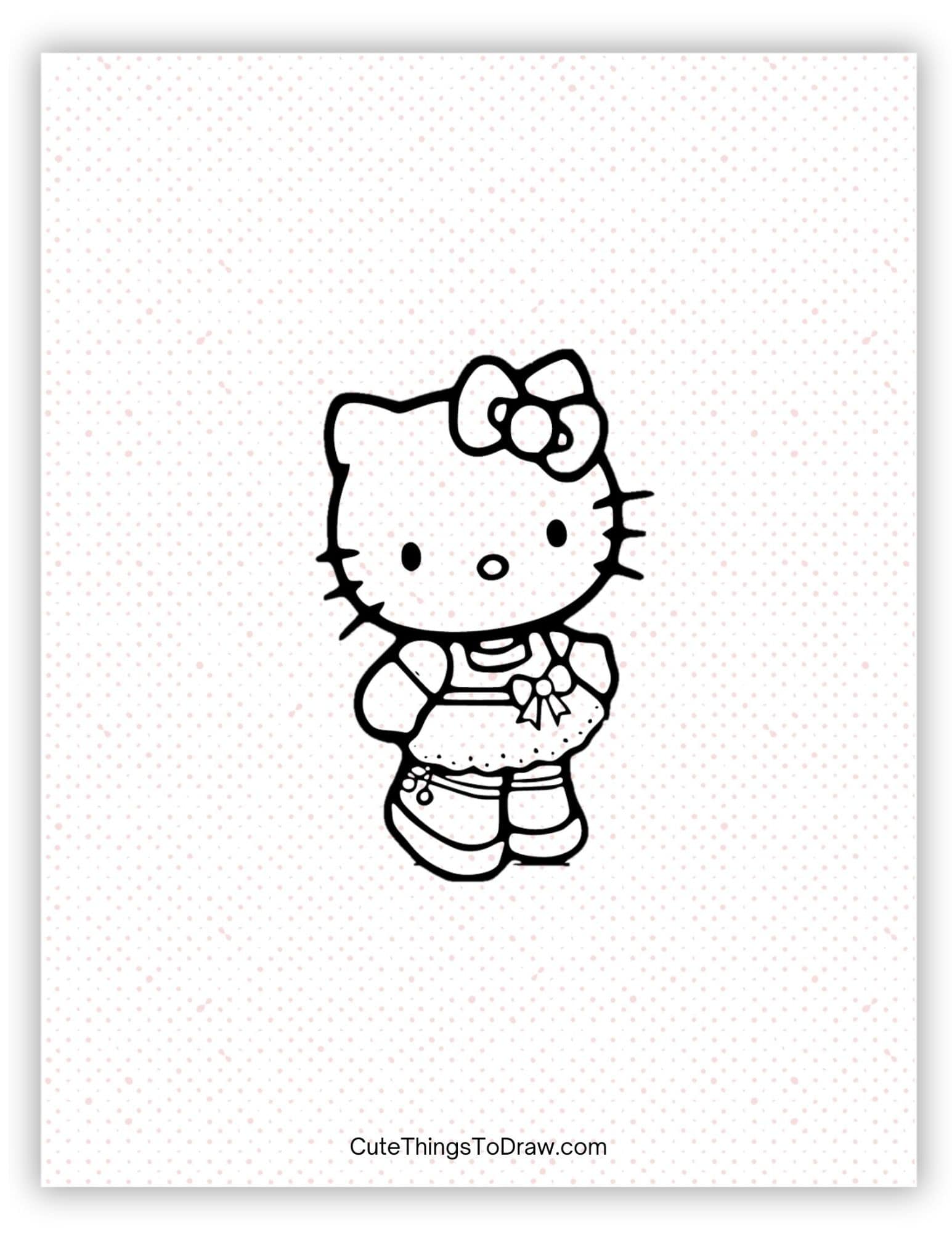 51 Cute Hello Kitty Drawing Ideas - Cute Things to Draw