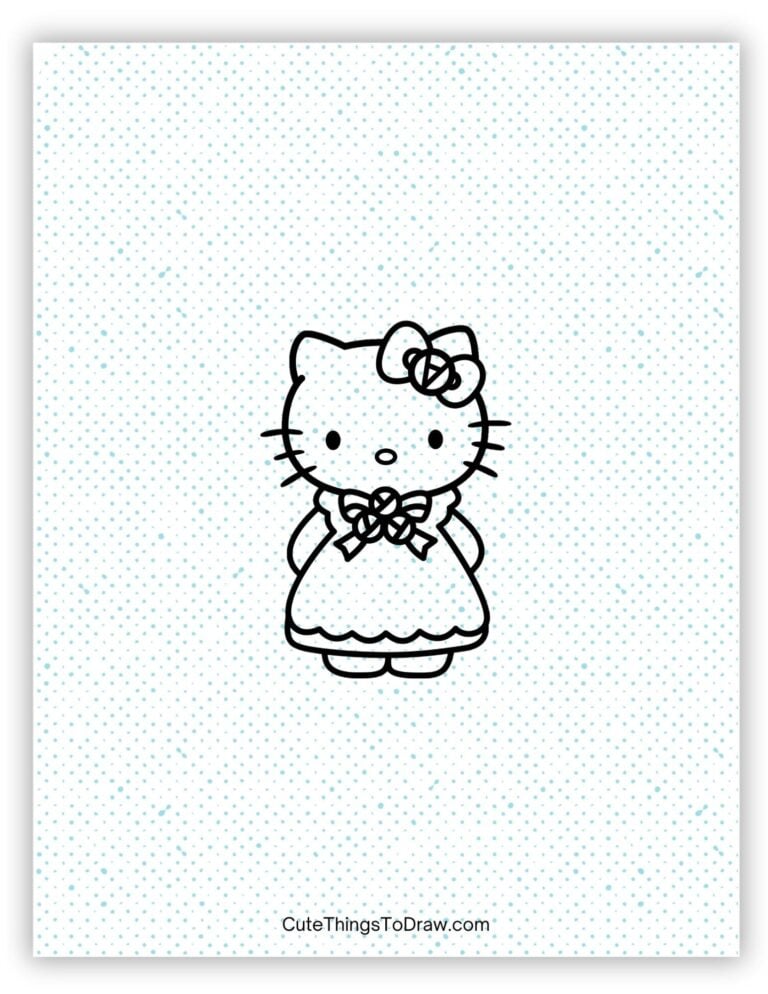51 Cute Hello Kitty Drawing Ideas - Cute Things to Draw