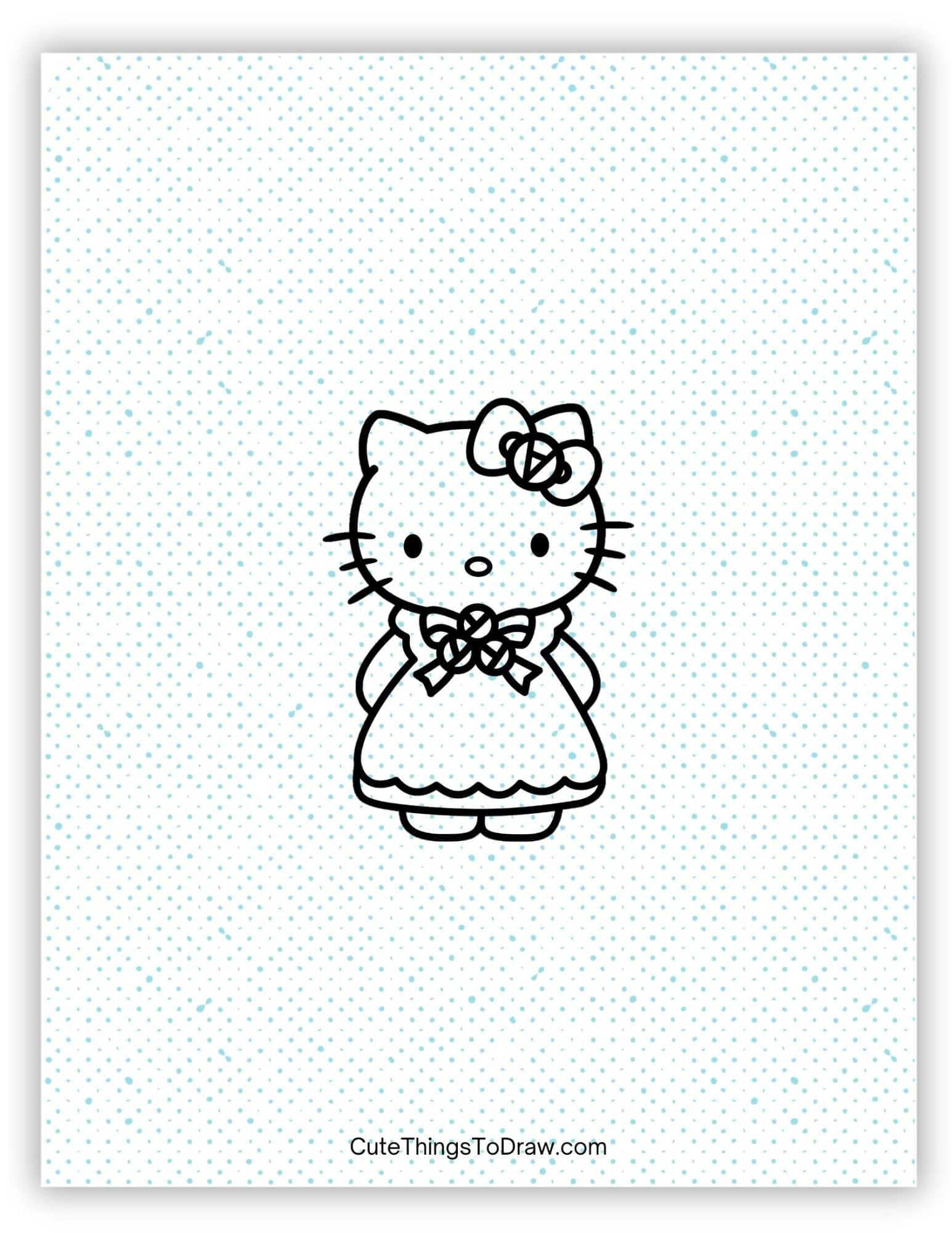 51 Cute Hello Kitty Drawing Ideas - Cute Things to Draw