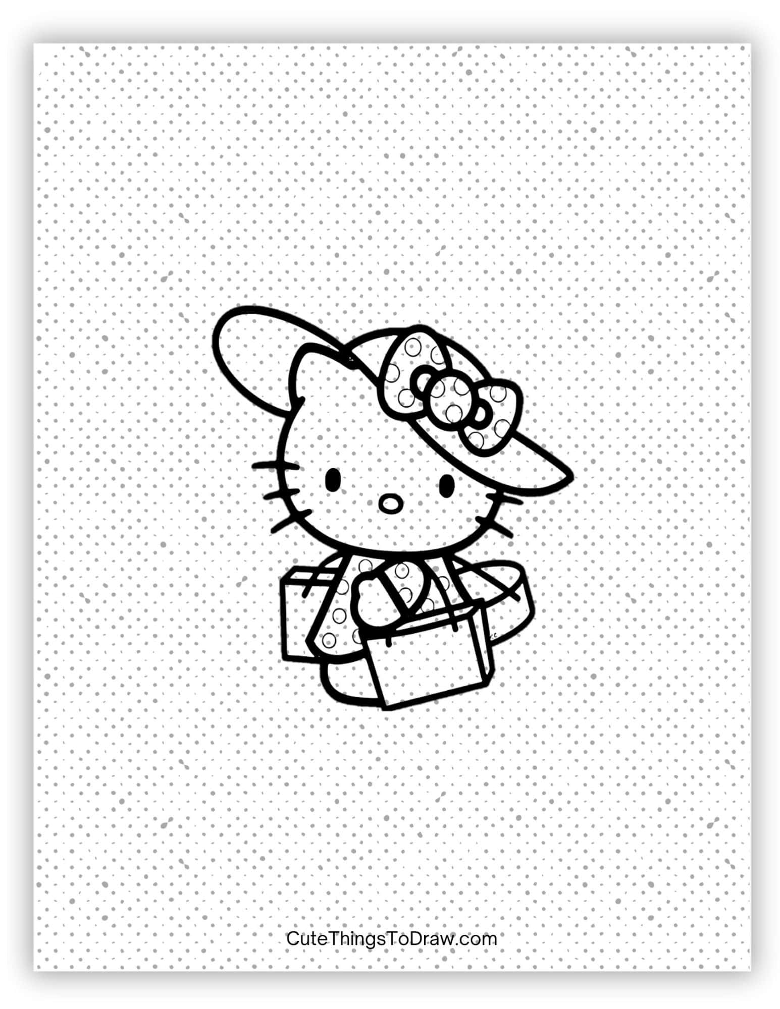 51 Cute Hello Kitty Drawing Ideas - Cute Things to Draw