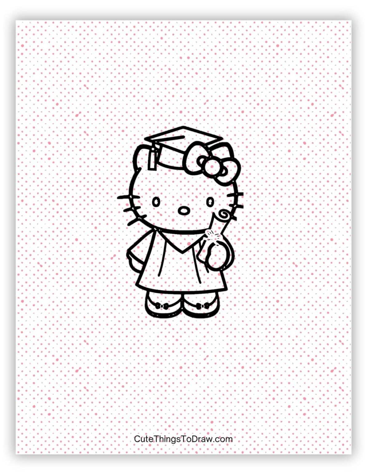 51 Cute Hello Kitty Drawing Ideas - Cute Things to Draw