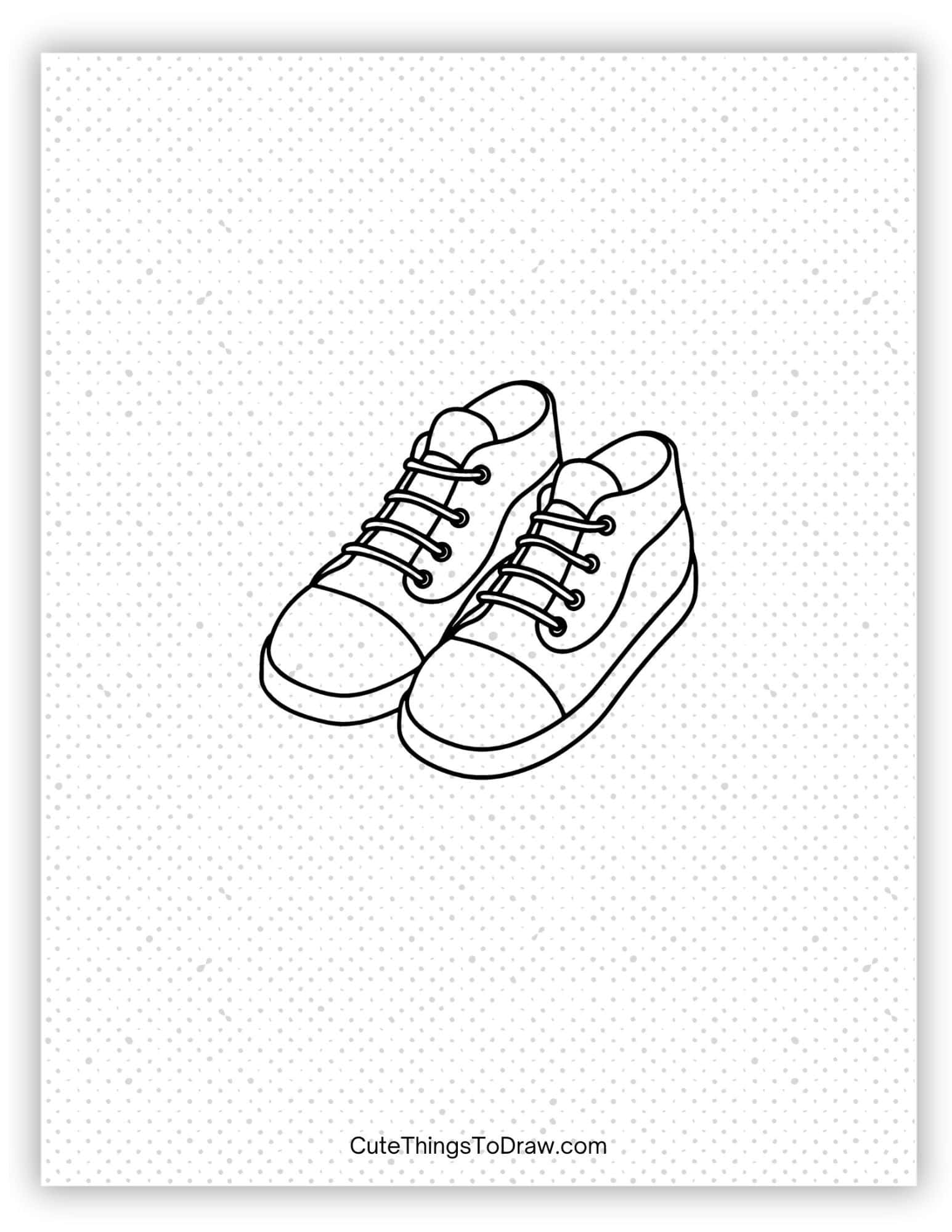 37 Cute Shoe Drawing Ideas - Cute Things to Draw