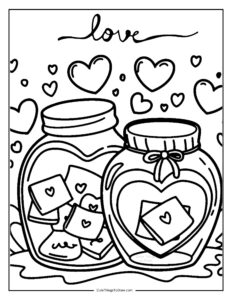 Cute Valentine's Day Coloring Pages (Free PDF Printables) - Cute Things ...