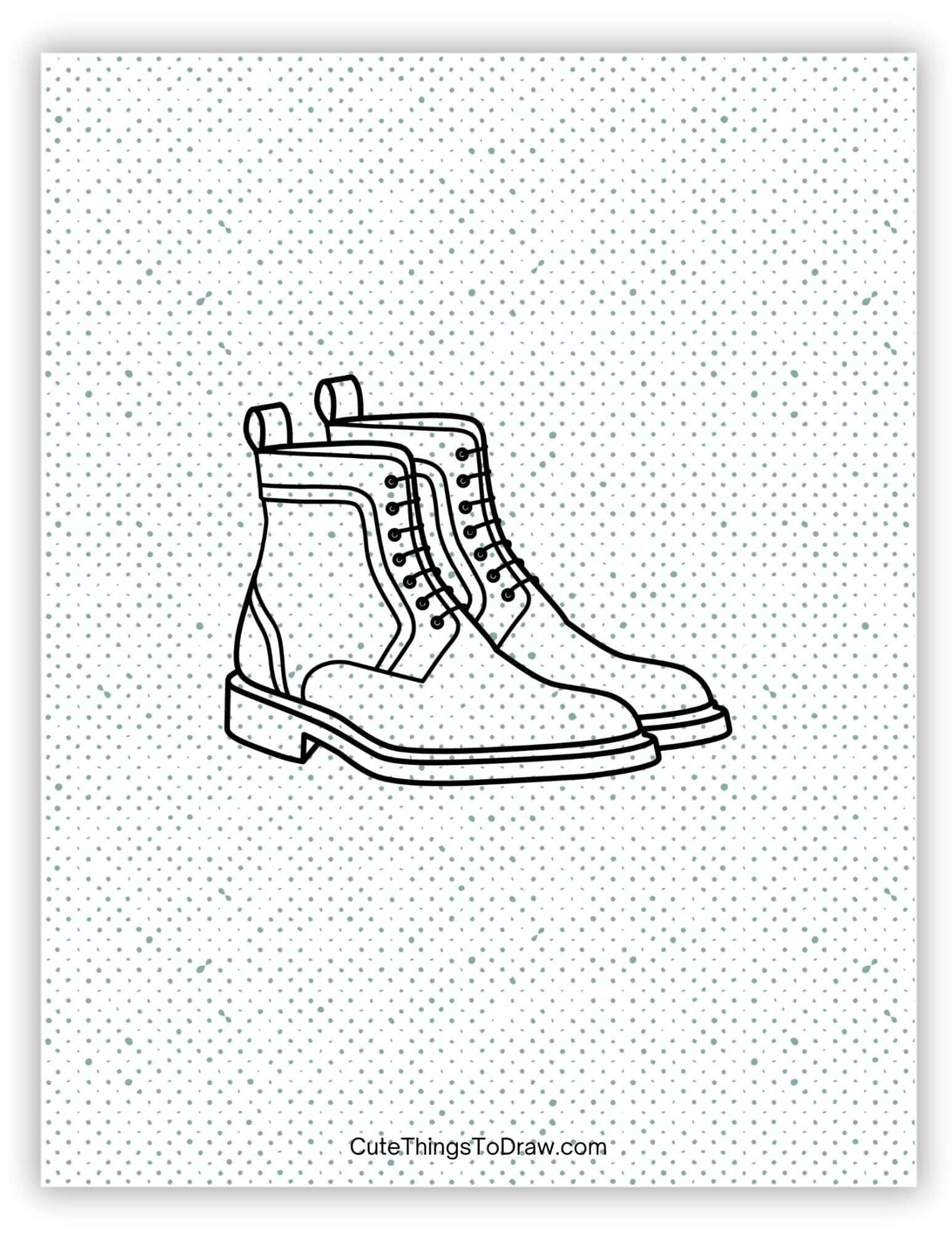 37 Cute Shoe Drawing Ideas - Cute Things to Draw