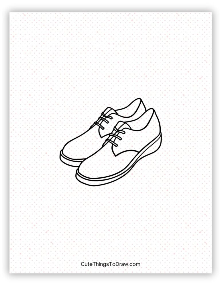 37 Cute Shoe Drawing Ideas - Cute Things to Draw