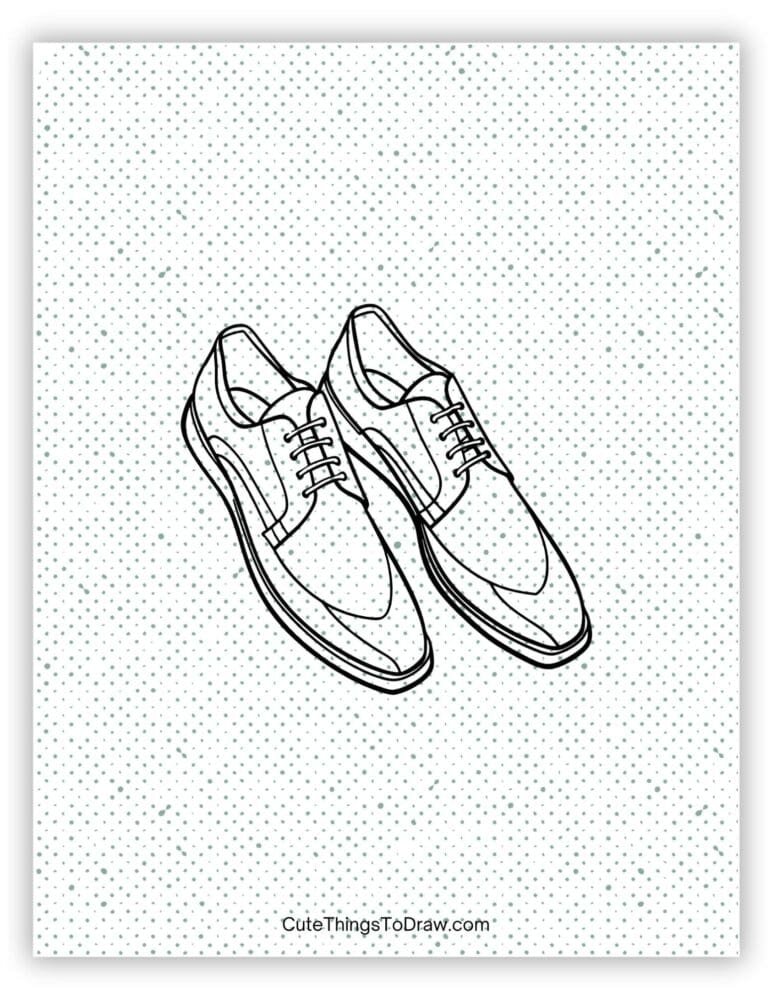 37 Cute Shoe Drawing Ideas - Cute Things to Draw