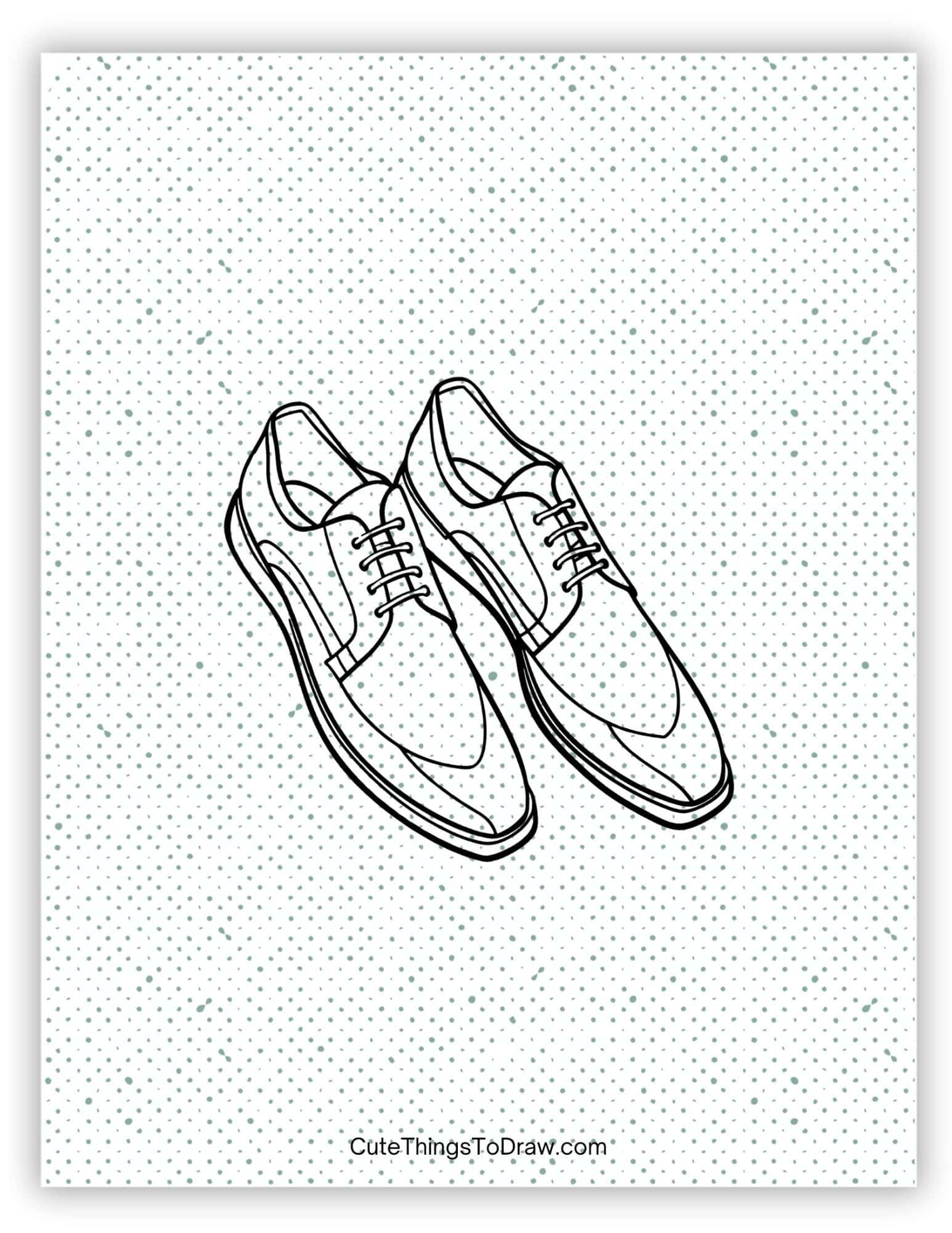 37 Cute Shoe Drawing Ideas - Cute Things to Draw