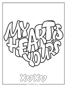 Cute Valentine's Day Coloring Pages (Free PDF Printables) - Cute Things ...