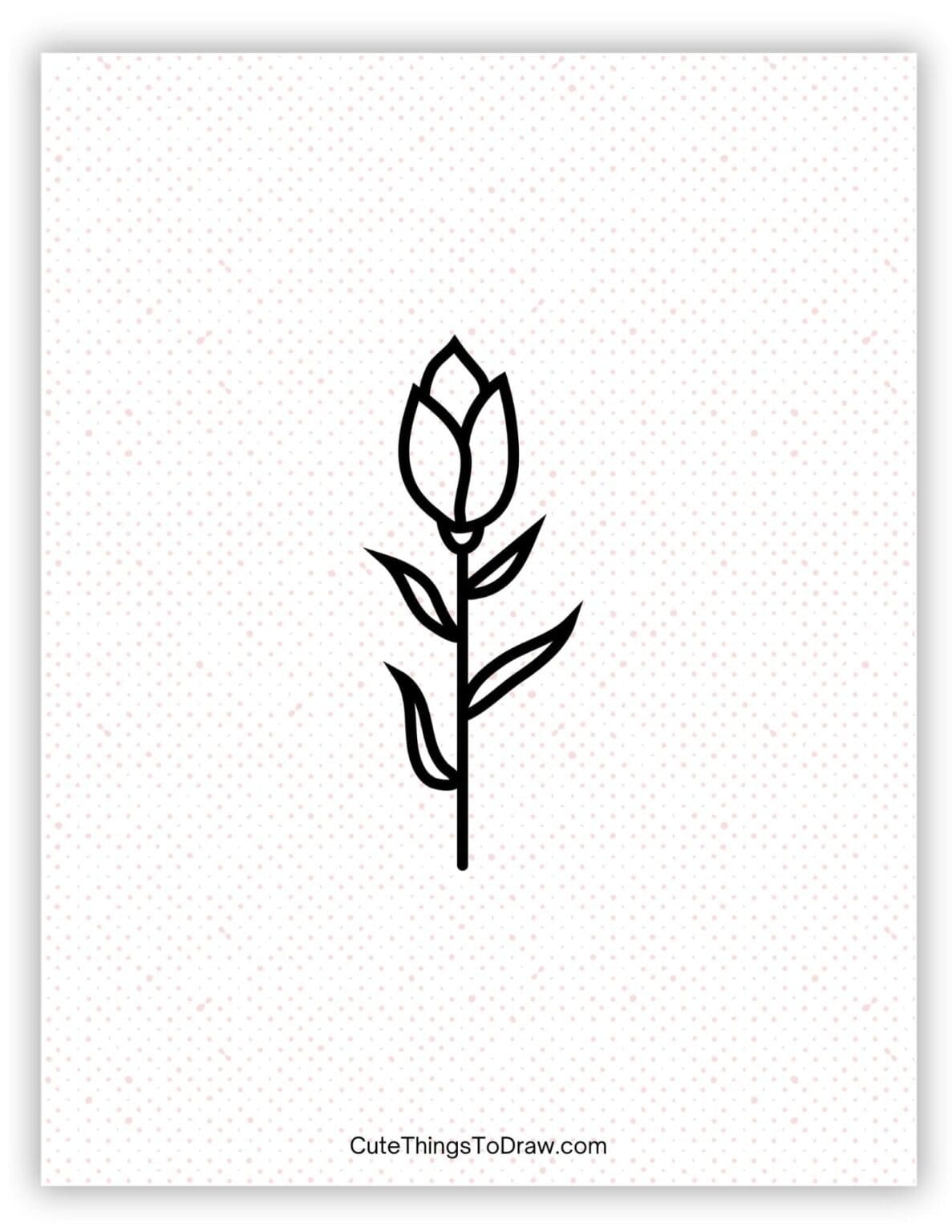 29 Cute Flower Drawing Ideas - Cute Things to Draw