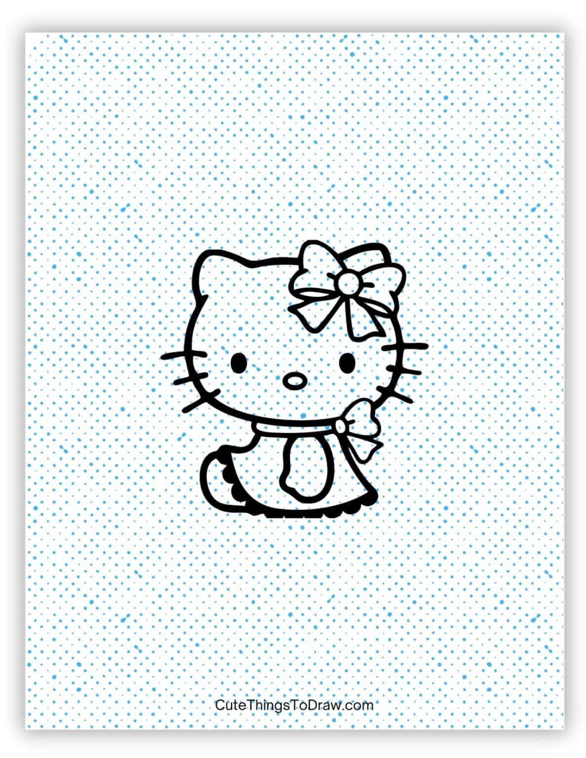 51 Cute Hello Kitty Drawing Ideas - Cute Things to Draw