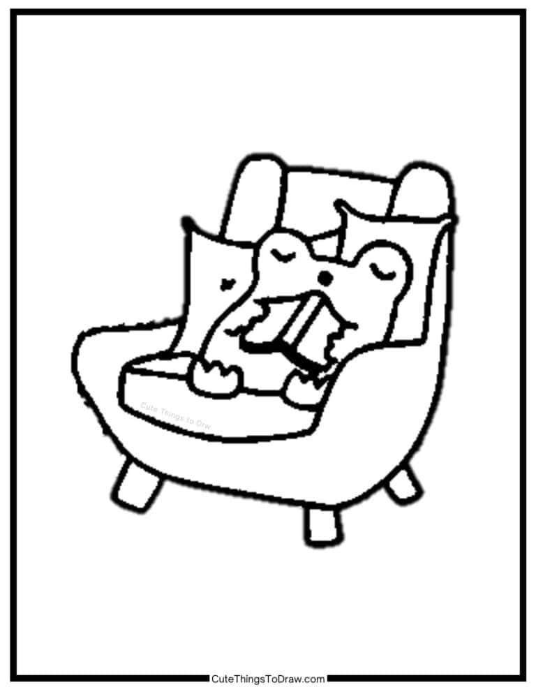 Easy to Color Bobbie Goods Coloring Pages (Free PDF Printables) - Cute ...